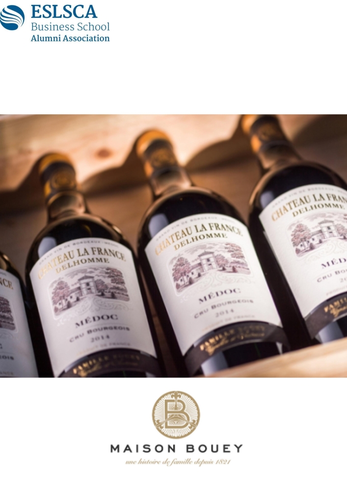 La Maison Bouey et l'Eslsca Alumni vous offrent votre vin de l'été.